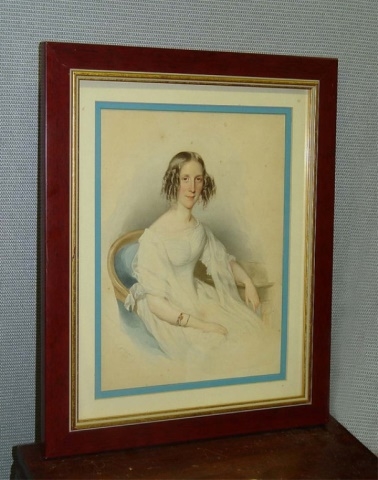 Leopold Fischer | Dame In A White Dress | MutualArt