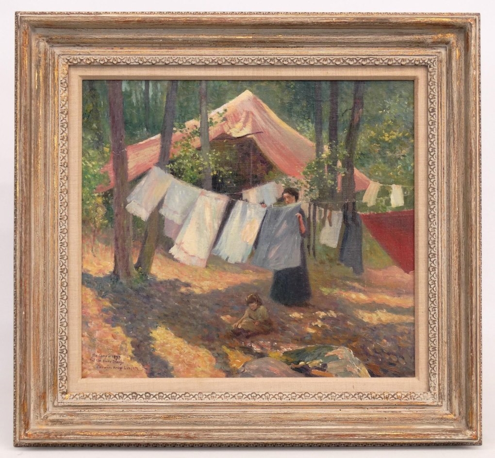 Corwin Knapp Linson | The Camp in 1893 and Mrs. Emile Strange/Corwin ...