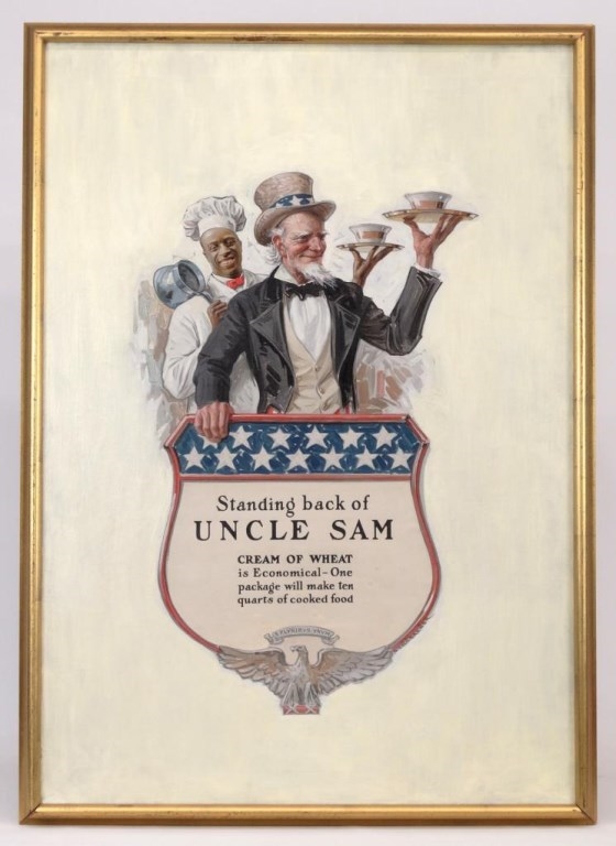 Edward Victor Brewer | Standing Back Of Uncle Sam | MutualArt