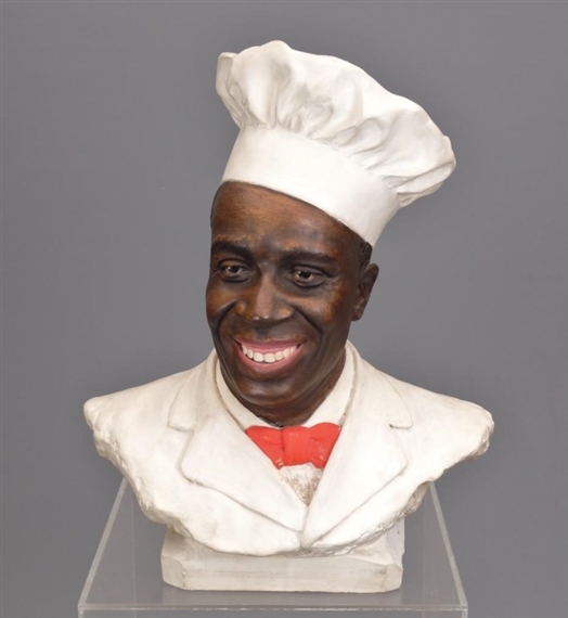 Edward Victor Brewer | Plaster bust of iconic chef character | Artwork ...