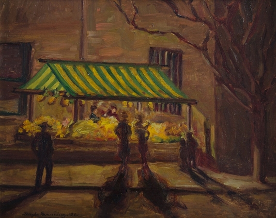 Constance Tempe Manning | The Fruit Stall (1951) | MutualArt