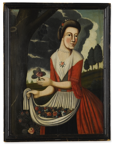 Isaac Heston | PORTRAIT OF CATHERINE CLINTON HESTON (1755-1804) WITH AN ...