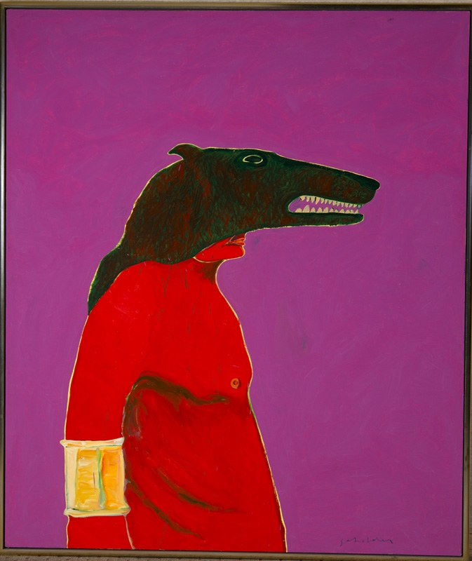 Fritz Scholder | Dartmouth Portrait #14 | MutualArt