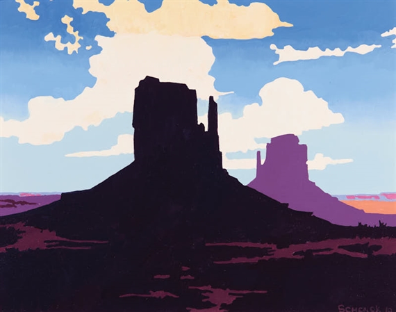 William Schenck | Twin Buttes (2010) | MutualArt