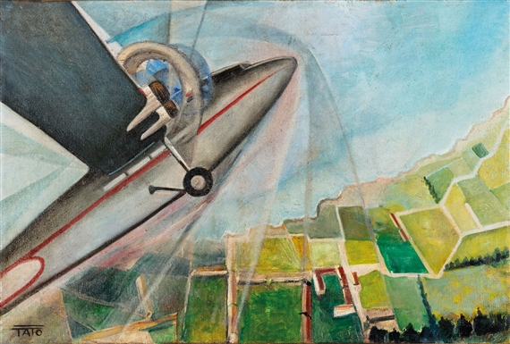 Guglielmo Sansoni | Il decollo (1938) | MutualArt