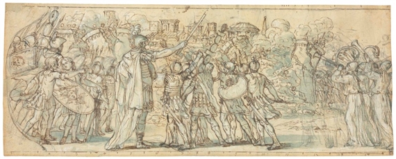 Giacinto Gimignani | Joshua at the gates of Jericho | MutualArt