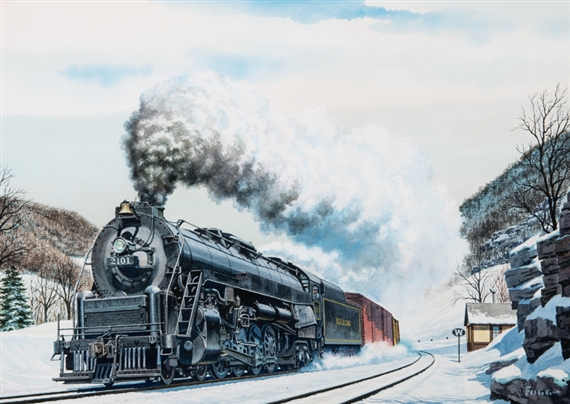 Howard Fogg | Reading Railroad (1960) | MutualArt