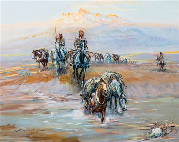 J.K. Ralston | Fur Company's Men (1971) | MutualArt