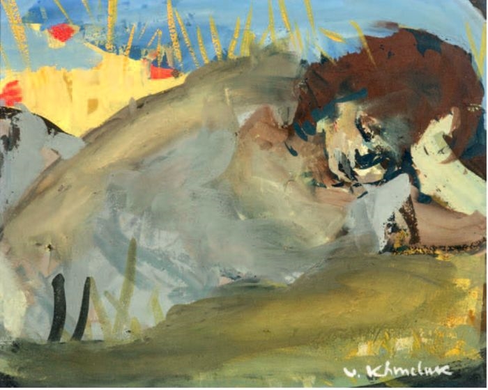 Vassyl Khmeluk | Femme allongée | MutualArt