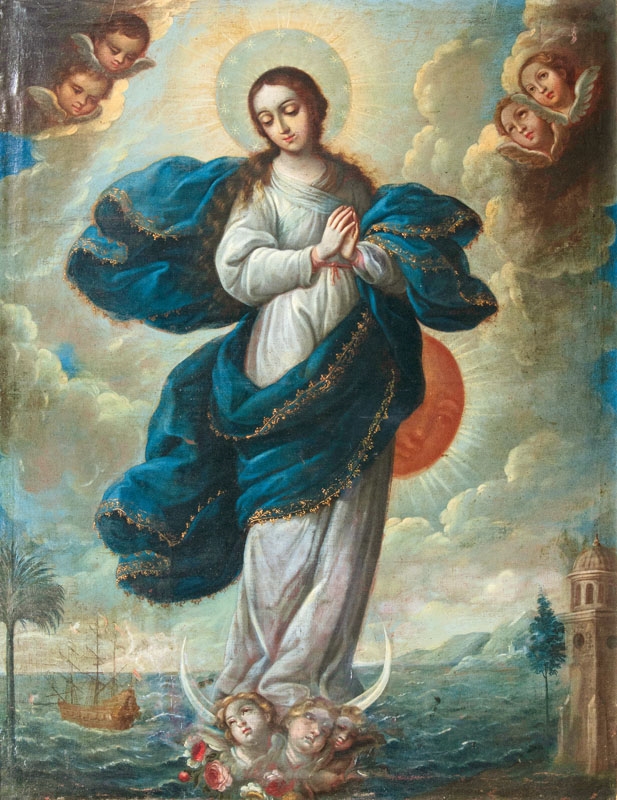 Italian School, 18th Century | Maria Stella Maris (Circa 1700) | MutualArt