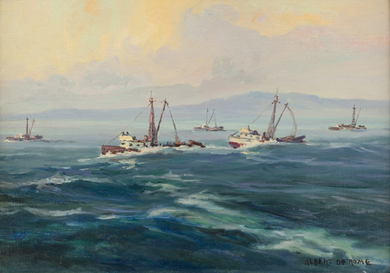 Albert Thomas De Rome | Sardine Purse Seiners | MutualArt