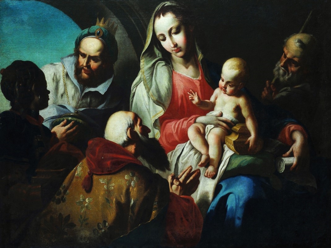 Venetian School, 18th Century | Adorazione dei Re Magi | MutualArt