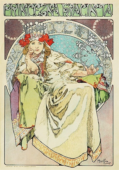 Alphonse Mucha | Oskar Nedbal: Opera Princess Hyacinta | MutualArt