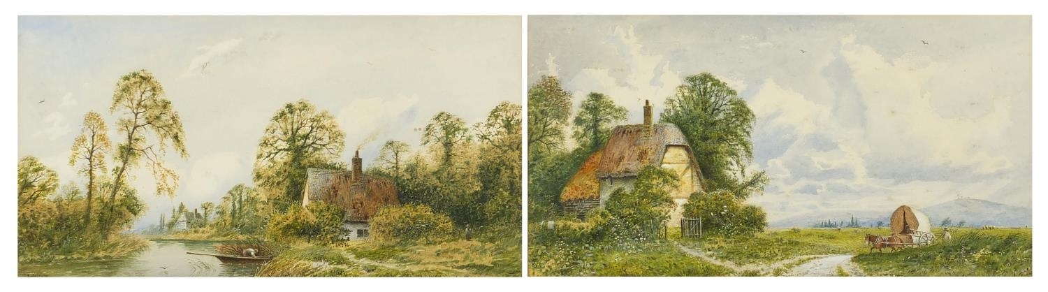 Edward Beecham Lait | Rural Landscapes with a Horse Drawn Cart | MutualArt