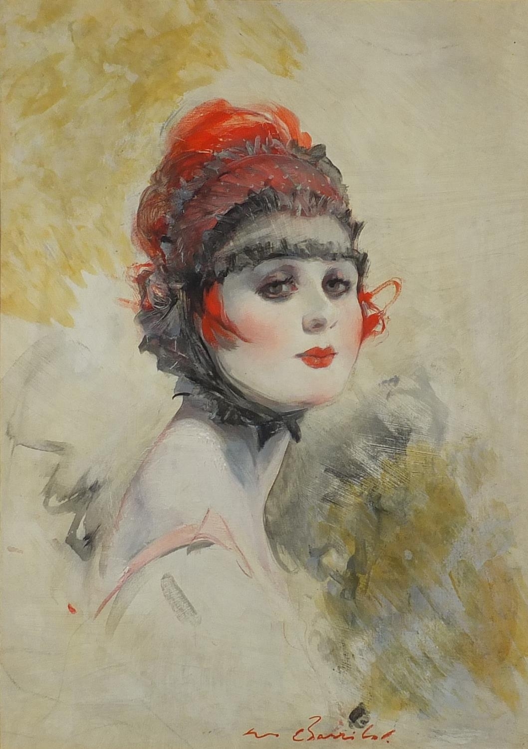 William H. Barribal | Head and Shoulders Portrait of a Female | MutualArt