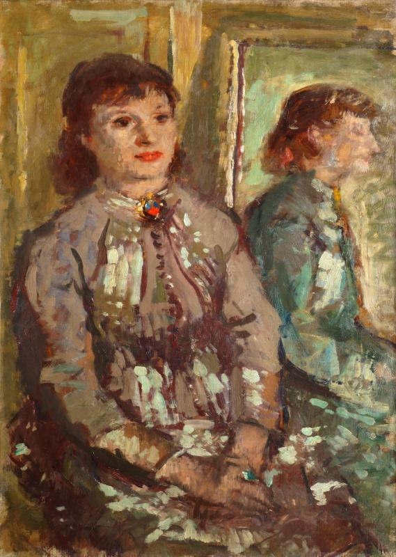 Edward le Bas | Portrait of a lady | MutualArt