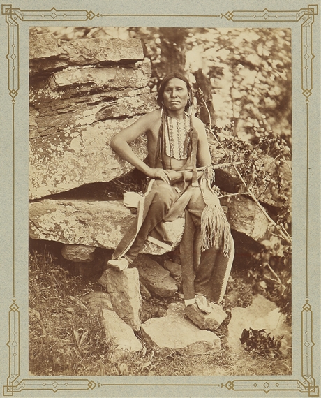 John K. Hillers | LITTLE BEAR, CHEYENNE]. TAKEN AT OKMULGEE, EASTERN ...