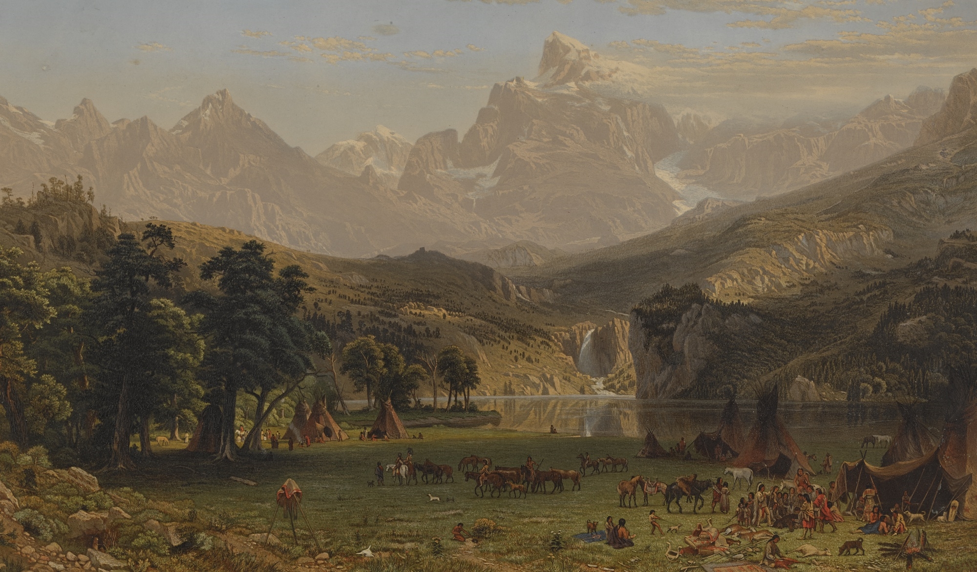 Albert Bierstadt | THE ROCKY MOUNTAINS (LANDER'S PEAK) (Circa 1866 ...