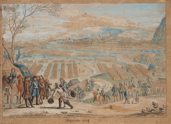 Adam Meulen | Six Works: Tournay,Citadelle de Cambray,Dovay 1667, Okänd ...