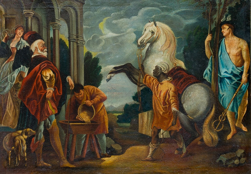 Jacob Jordaens | Das Auge des Herren macht das Pferd fett. Nach dem ...