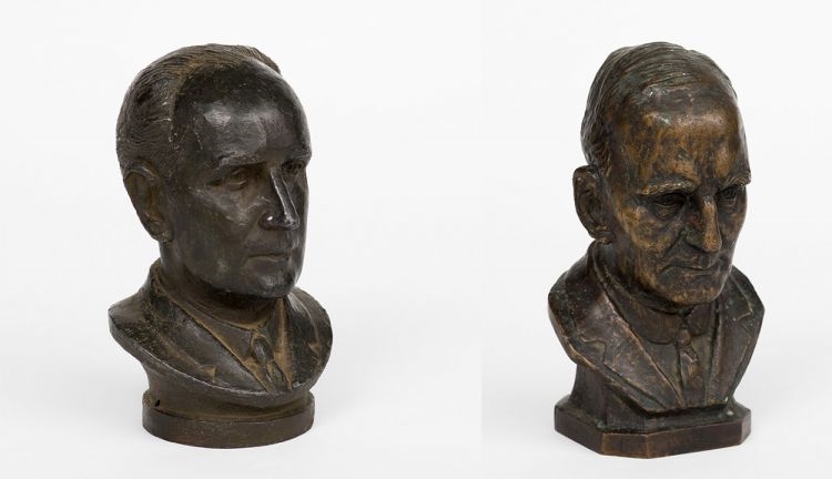 Coert L. Steynberg | Two Works: Busts of Eugene Marais and AG Visser ...