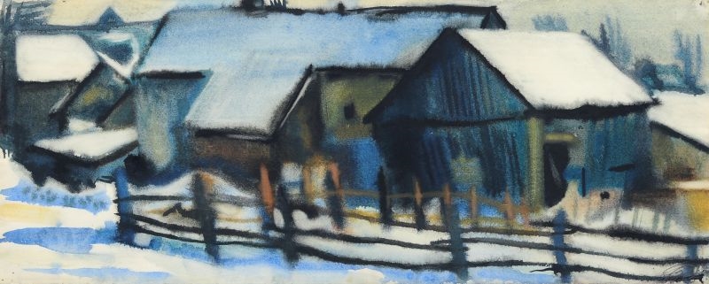 Curt Querner | Das Gut in Carsdorf (1965) | MutualArt