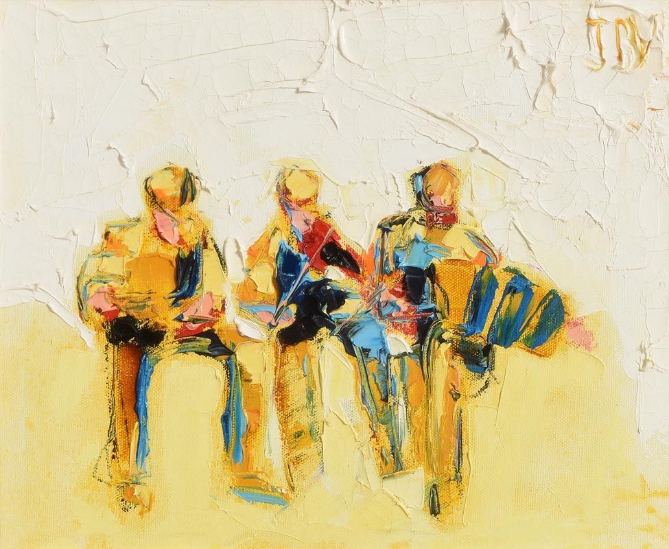 John Brian Vallely | A Trio of Trad Musicians | MutualArt