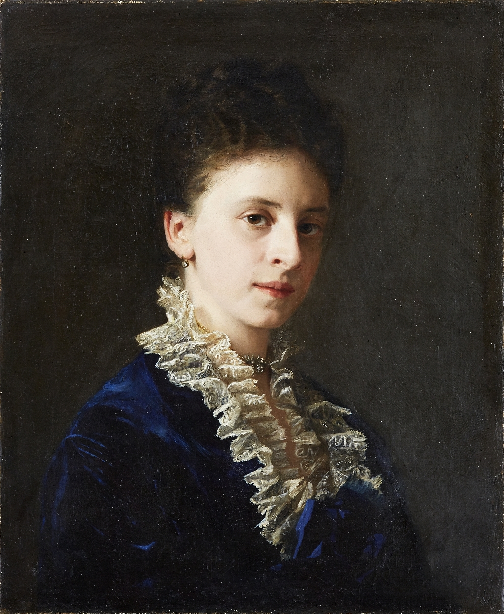 Russian School, 18th Century | Portrait d’une jeune femme portant un ...