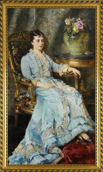 Konstantin Egorovich Makovsky | Portrait of Ekaterina Dolgorukova ...