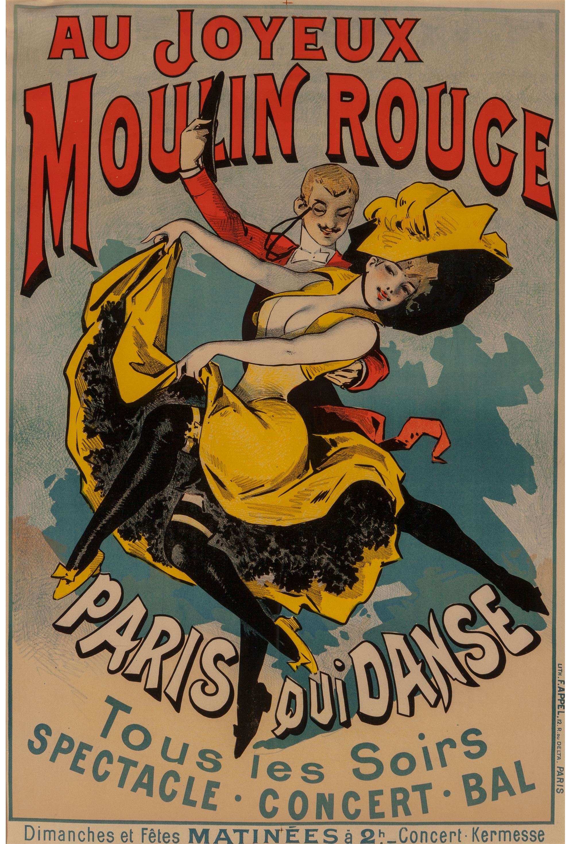 Alfred Choubrac | Au Jouyeaux Moulin Rouge (Circa 1896) | MutualArt