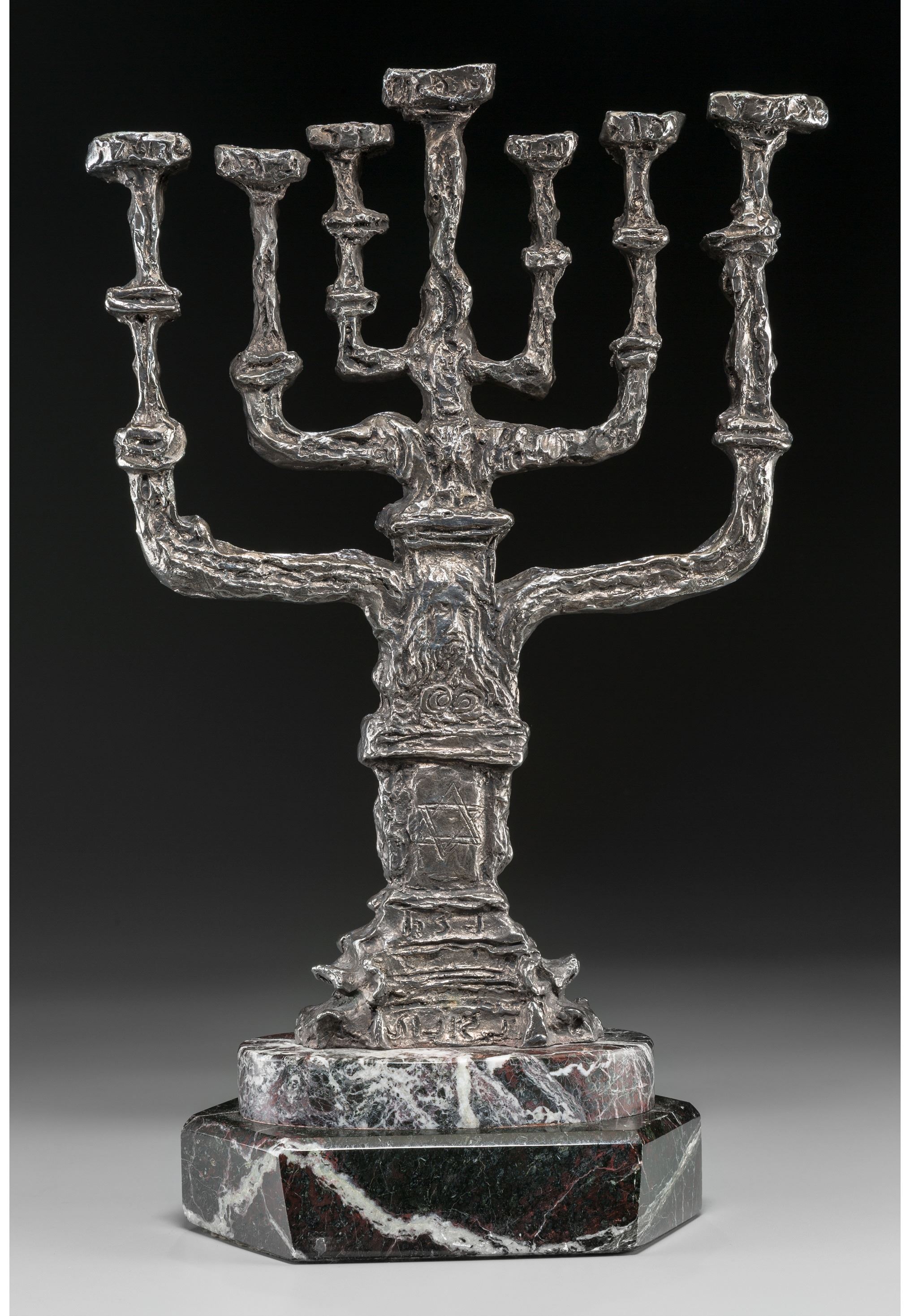 Salvador Dalí | Jerusalem Stone Menorah (ca. 1981) | MutualArt
