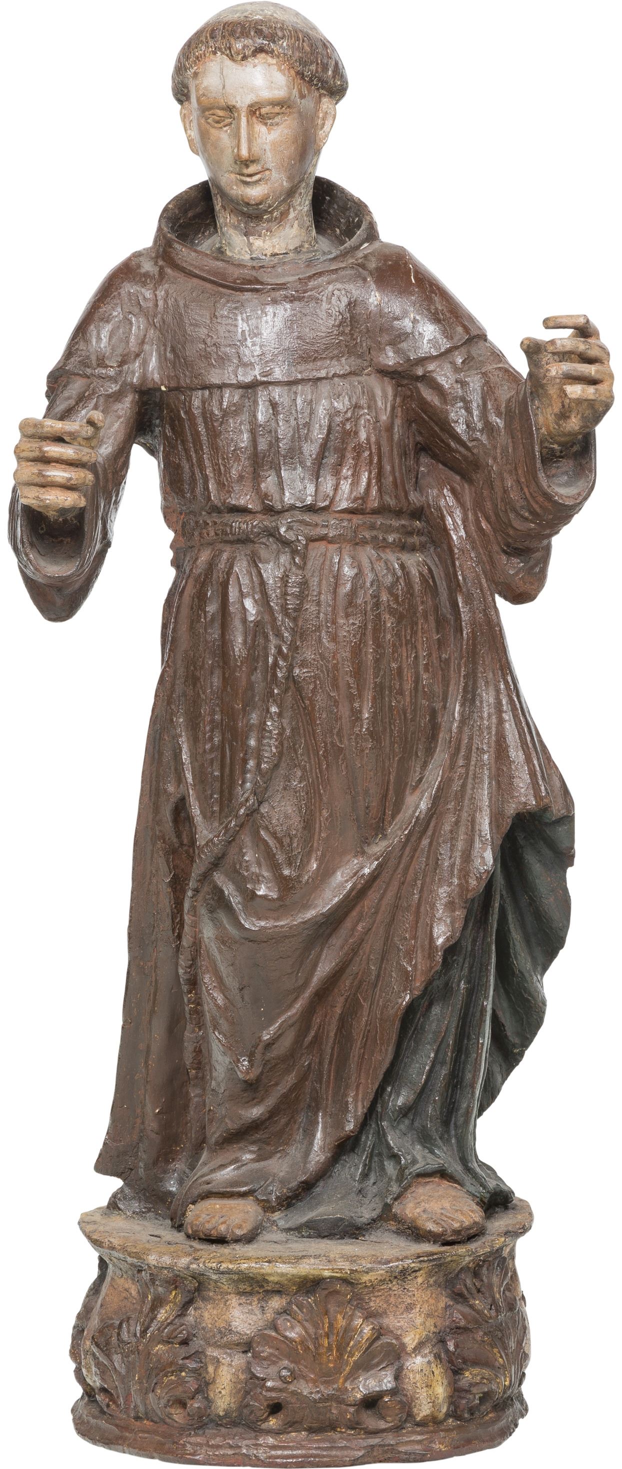 Spanish School, 18th Century | Monk Figure (18th Century 19th Century ...