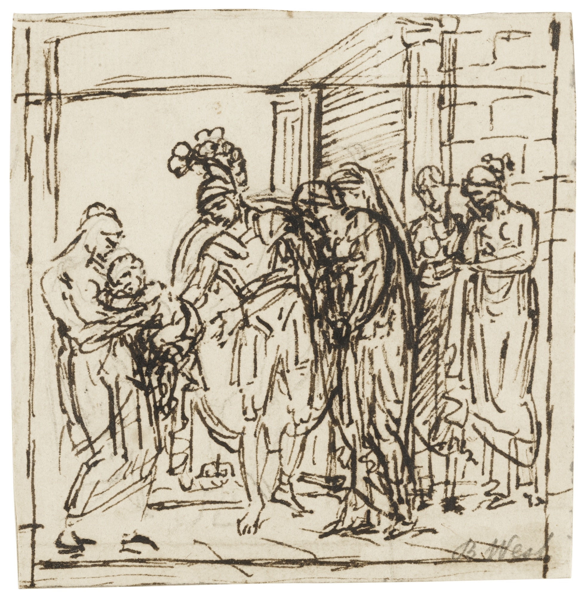 West Benjamin | HECTOR TAKING LEAVE OF ANDROMACHE | MutualArt