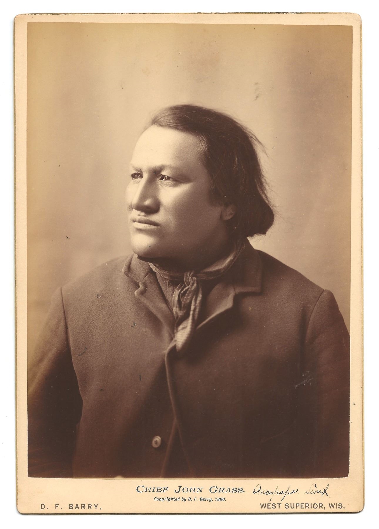 David F. Barry | John Grass or Charging Bear, Lakota Chief during the ...