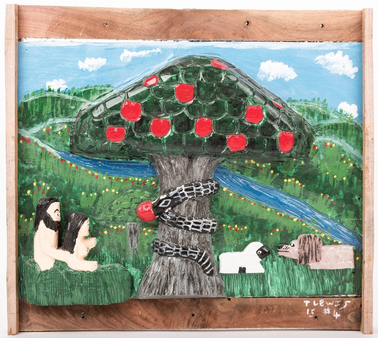 Garden Of Eden Painting Serpent