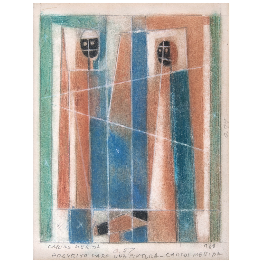 Carlos Mérida | Proyecto para una pintura (1963) | MutualArt