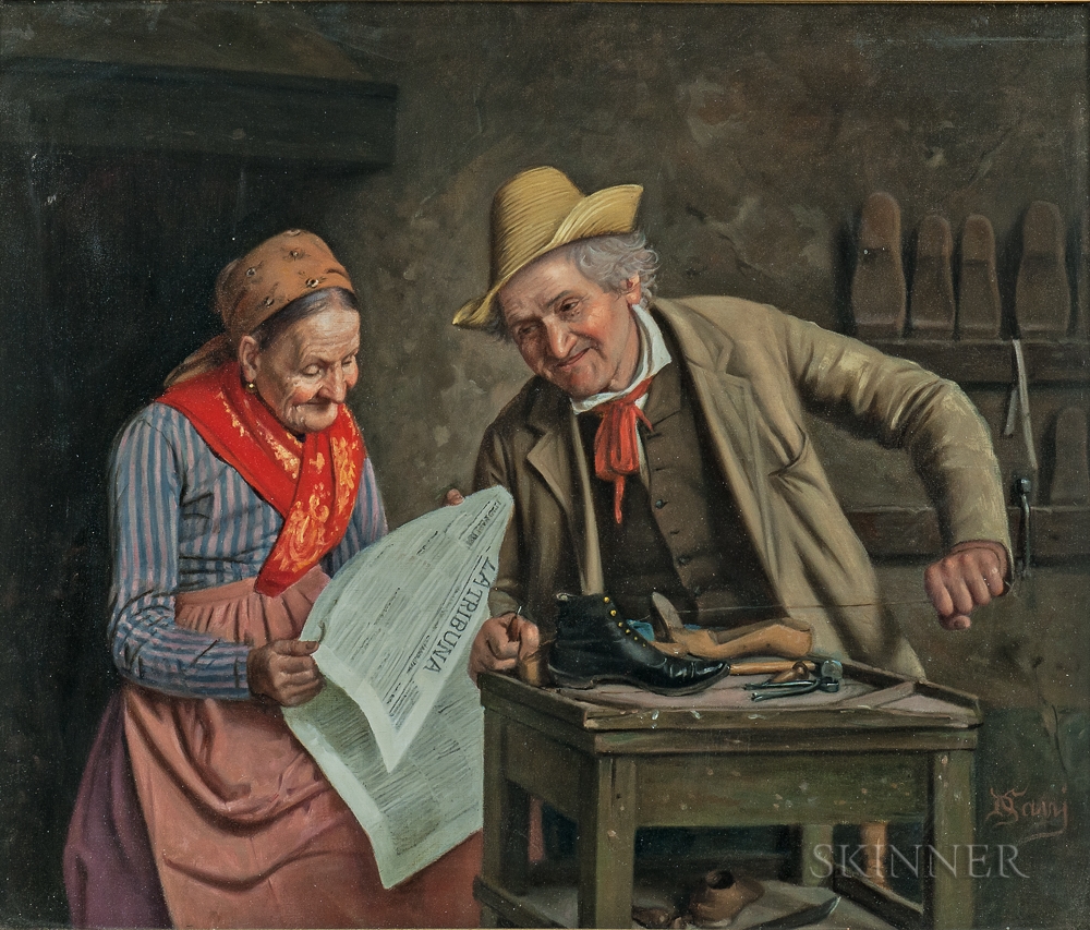 David Sani | The Old Cobbler and His Wife | MutualArt