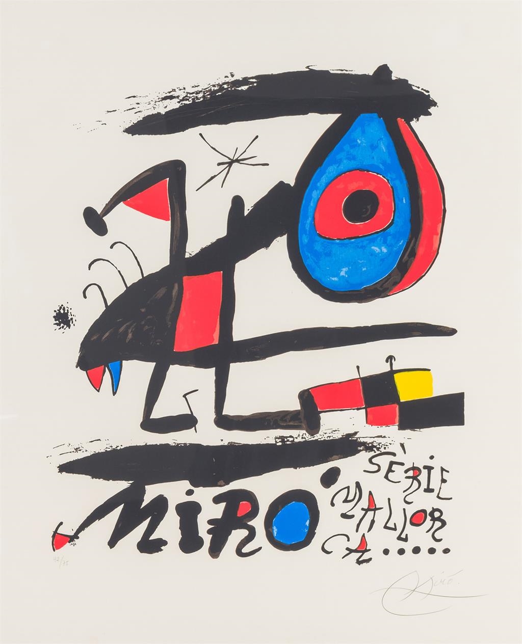Joan Miró | Series 1 Red Green | MutualArt