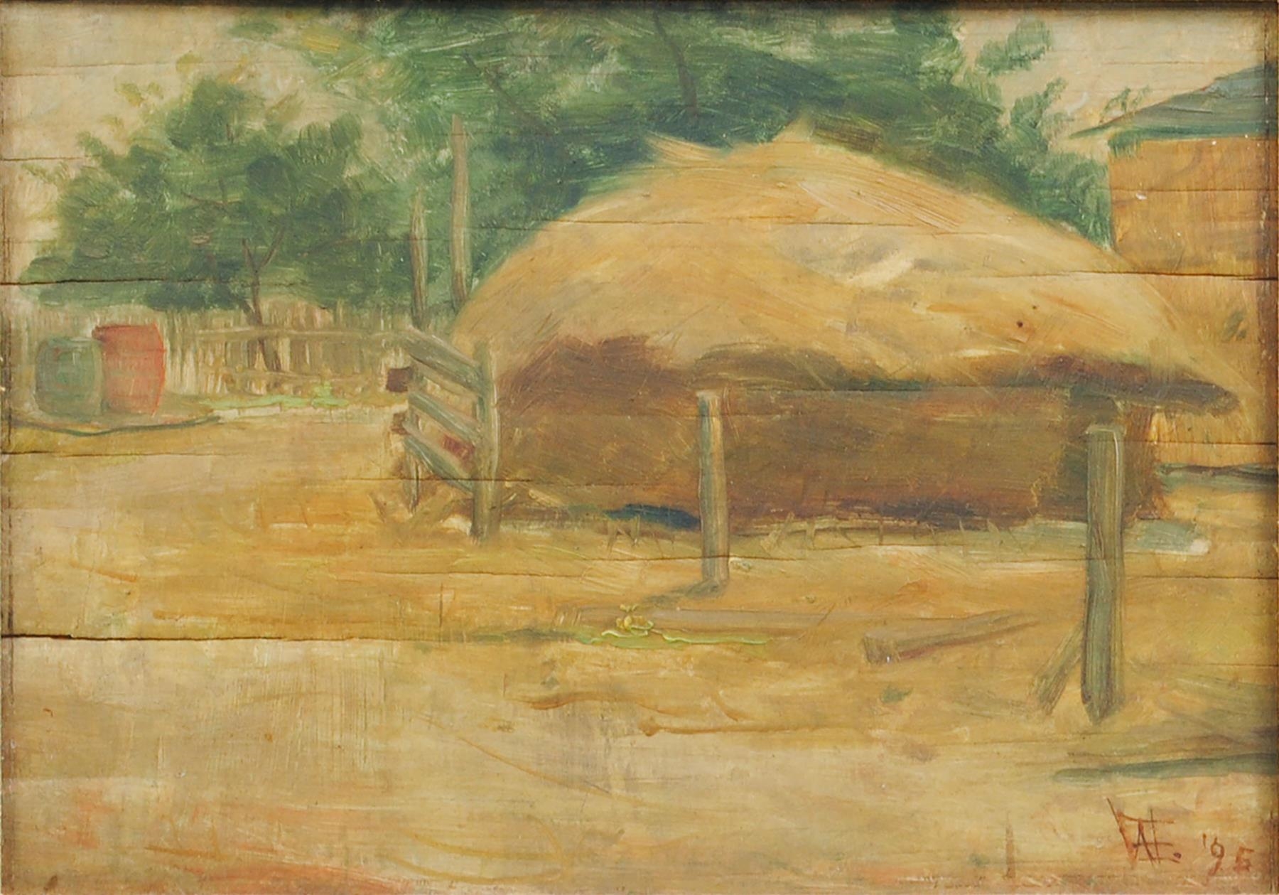 Edmund Henri Wuerpel | HAYSTACK IN LANDSCAPE | MutualArt