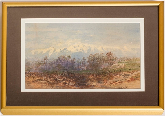 Otto Reinhold Jacobi | Mountain Landscape (1877) | MutualArt