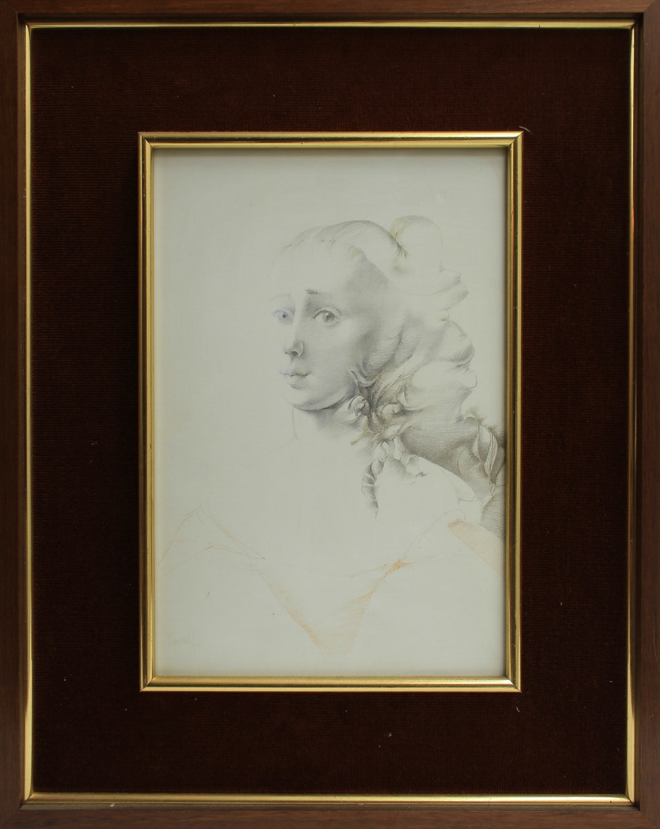 Glauco Capozzoli | Retrato de muchacha | MutualArt