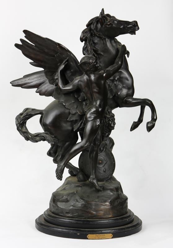 Emile-Louis Picault | Persée et Pégase avec la tete de Meduse (Perseus ...
