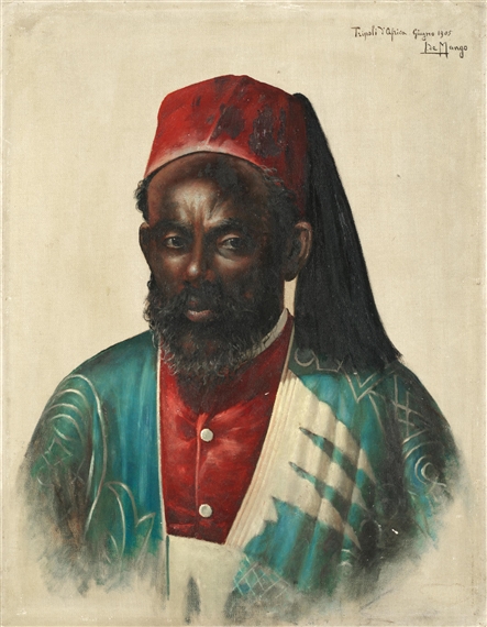 Leonardo de Mango | Portrait of a Libyan man | MutualArt