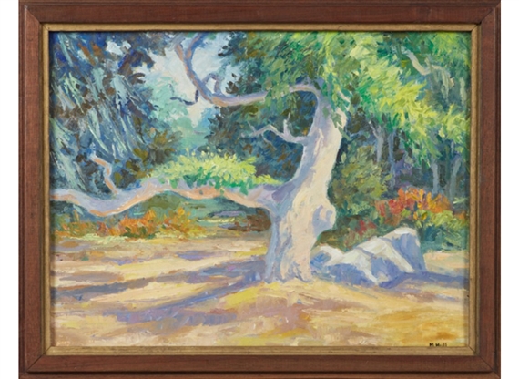 Marie Atkinson Hull | Large Tree in a Landscape | MutualArt