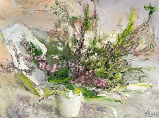 Johannes Heisig | Blumenstilleben (2013) | MutualArt