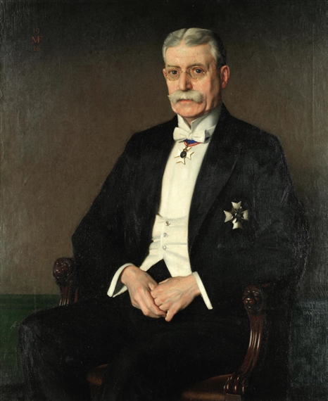 Meredith Frampton | Portrait of Sir Frederick Morris Fry KCVO | MutualArt