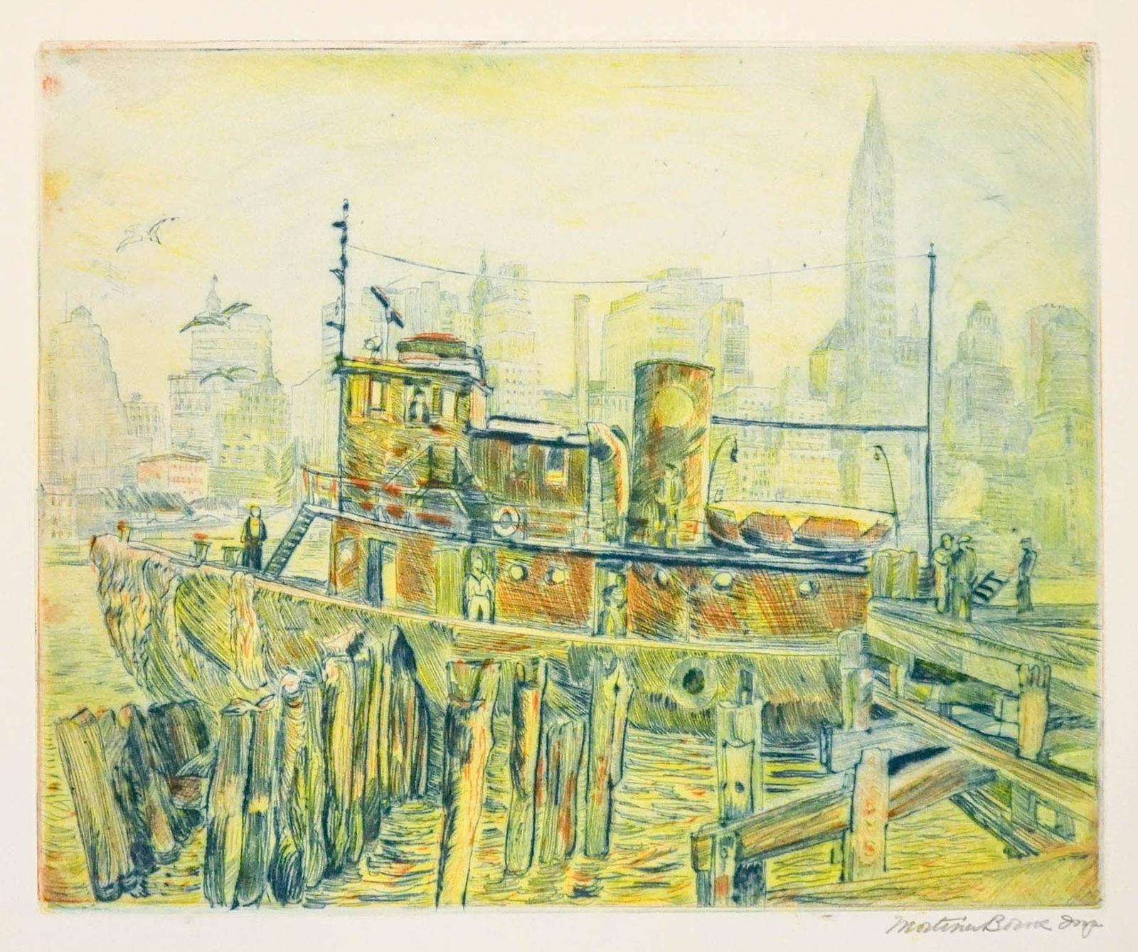 Mortimer Borne | The Fireboat (1945) | MutualArt