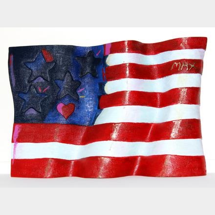 Peter Max | American Flag (1991) | MutualArt