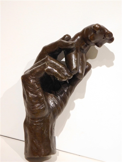 Auguste Rodin | The Hand of Rodin Holding a Female Torso | MutualArt