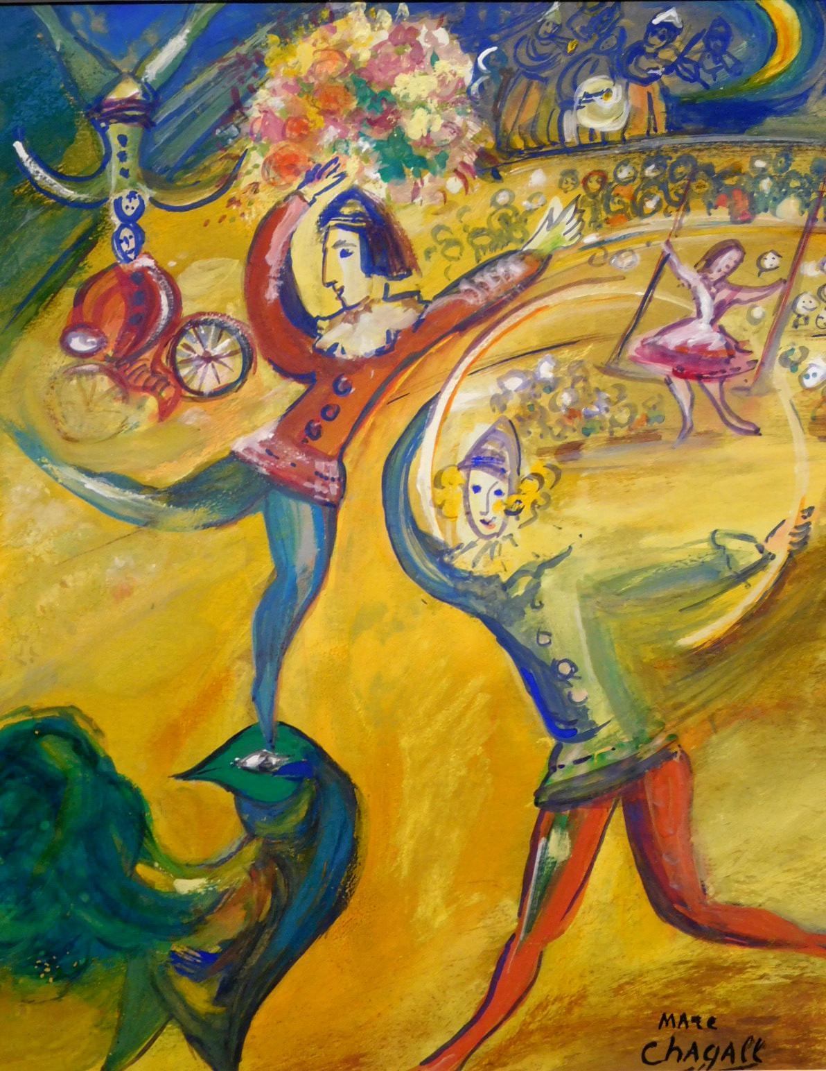 Marc Chagall | Circus Acrobats | MutualArt
